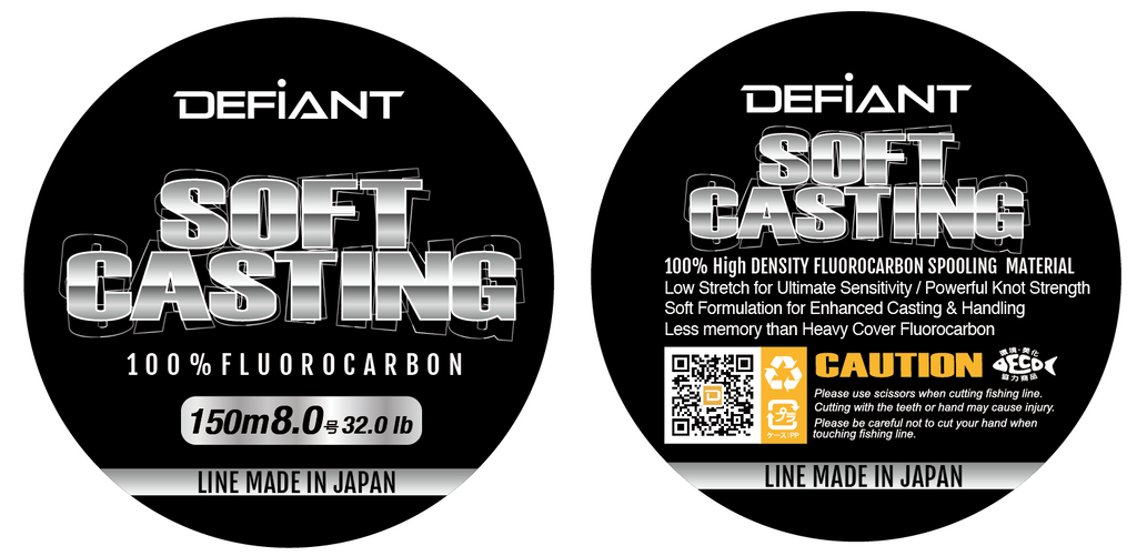 DEFIANT SOFT CASTING 100% FLUOROCARBON 300 METERS 328 YARDS – Canadian ...