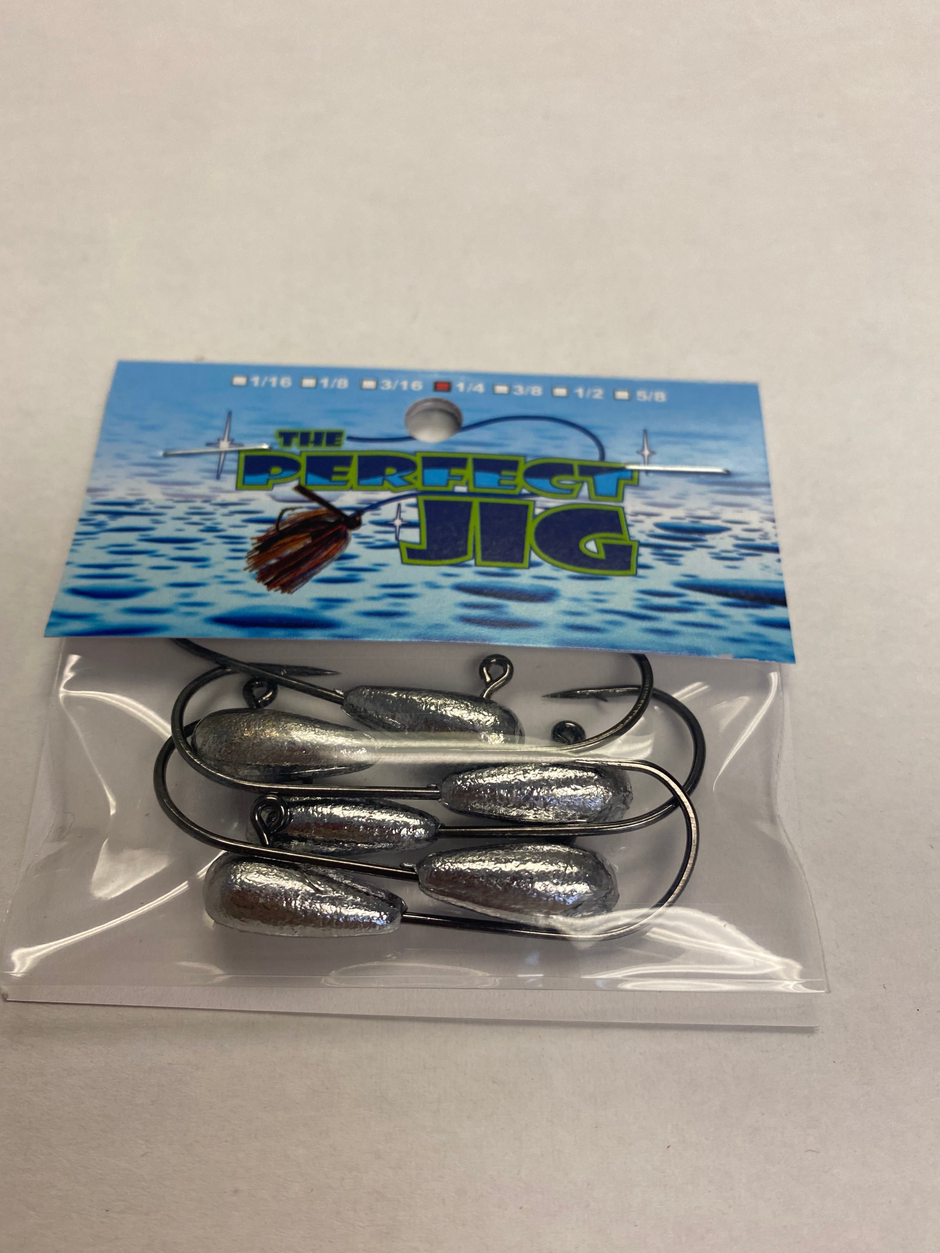 The Perfect Jig Tear Drop Tube Heads – Canadian Tackle Store