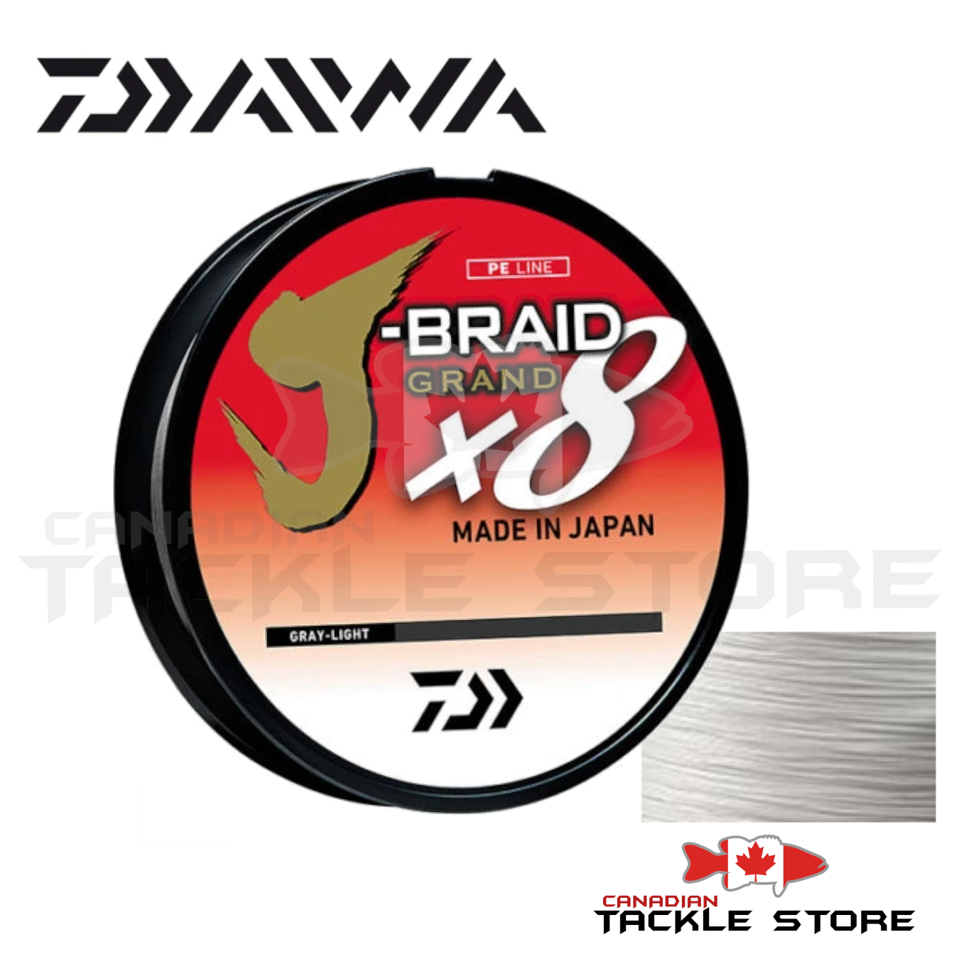 Daiwa J-BRAID x8 GRAND Braided Line – Canadian Tackle Store